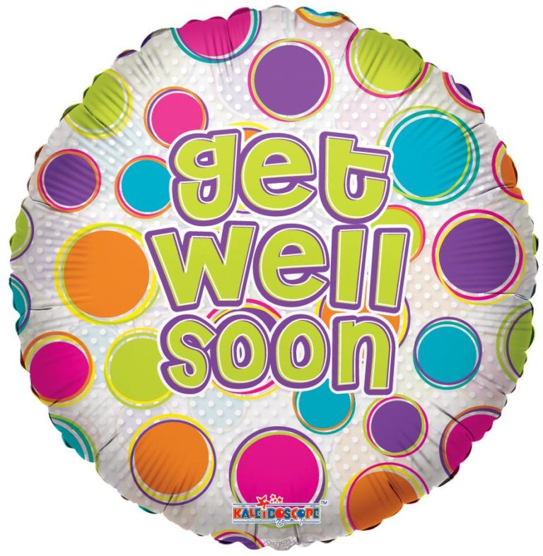 Get Well Soon sa tufnicama folija balon • Baloni Balon SHOP