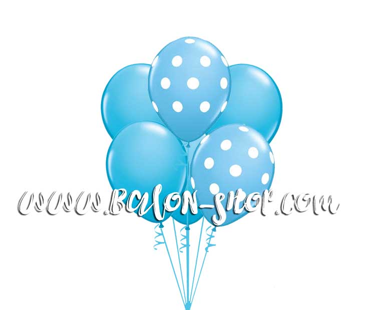 Plavi baloni punjeni helijumom • Baloni Balon SHOP