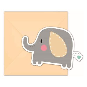 Beba slon pozivnice za rođendan • Dekoracija rođendana