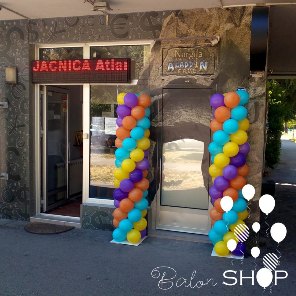 Stubovi od balona • Baloni Balon SHOP