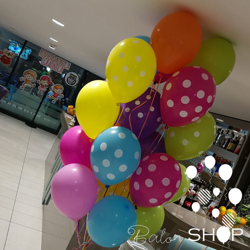 Veliki buket balona punjeni helijumom • Baloni Balon SHOP